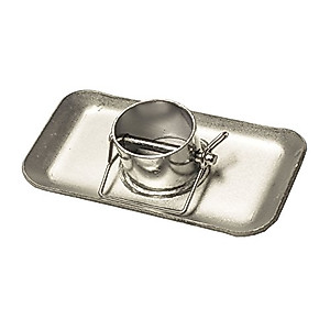 Jeremywell Trailer Jack Foot Plate 5000 lbs Capacity with Pin Base for A-Frame Boat RV Camper Removable