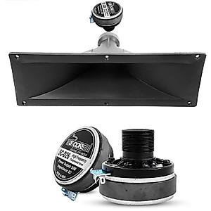 5Core 15x5 Inch Piezo Flush Mount Horn Tweeter with Compression Horn 8 Ohms, 260 Watt Car Pro Speakers HISE 15X5 1PC 5C-D26(Driver Unit)