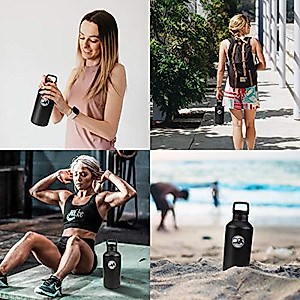 Tahoe Trails Water Bottle, 64 oz, Black