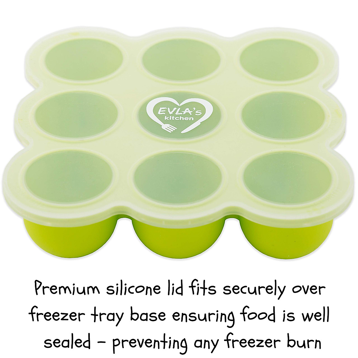 Baby Food Freezer Trays & Reusable Food Pouches | Baby Food Storage Pouch Perfect for Serving Homemade Healthy Smoothies & Purees | Easy Clean & Saves Money | Baby Food Containers