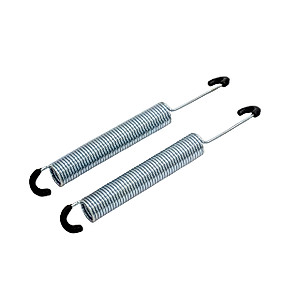 KUANYUOO 6-9/16" Replacement Recliner Sofa Chair Mechanism Tension Steel Spring 2Pcs - Long Neck Hook Style
