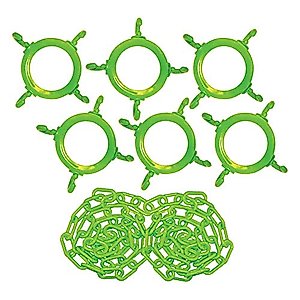 Plastic Chain Kit, Green, 600 in.