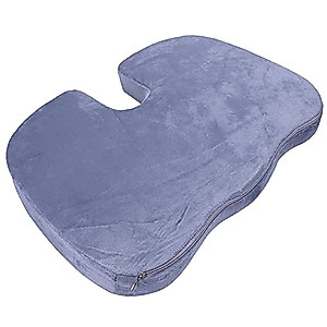 BAUBUY Cojín de Asiento Wheelchairs Scooters Accessories Comfort Wheelchair Cushion Orthopedic Ergonomic with Non Slip Breathable Design for Pressure Relief