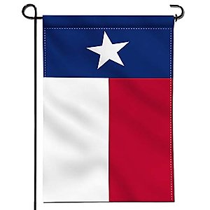 ANLEY Double Sided Premium Garden Flag, Texas State The Lone Star State US Patriotic Garden Flags for Home Decor - Weather Proof & Double Stitched Yard Flags - 18 x 12.5 Inch