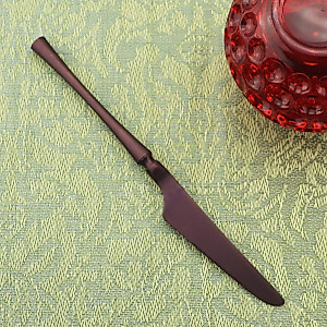 Gugrida Unique & Beautiful Flatware Set - 20 Piece Iridescent Silverware Sets | 18/10 Stainless Steel Reusable Cutlery Set | Purple Utensils Service For 4 with Dessert Fork, Knife, Spoon, Dinner Fork