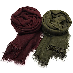 Women Scarf Shawl for All Season 3PCS Scarve Wrap Scarve B.