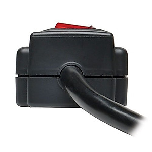 Tripp Lite 6 Outlet Surge Protector Power Strip 6ft Cord 990 Joules Dual USB Charging & INSURANCE (TLP606USBB)