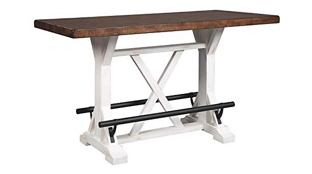 Rustic Farmhouse Counter Height Dining Table by Ashley