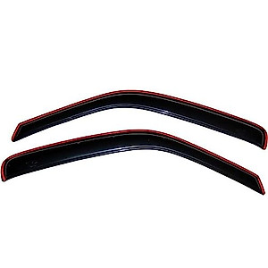 Auto Ventshade [AVS] In-Channel Ventvisor | 2014 -2018 Chevrolet/GMC Silverado & Sierra 1500, 2015-2019 Silverado & Sierra 2500HD/3500HD STND Cab- Smoke, 2 pc. | 192301