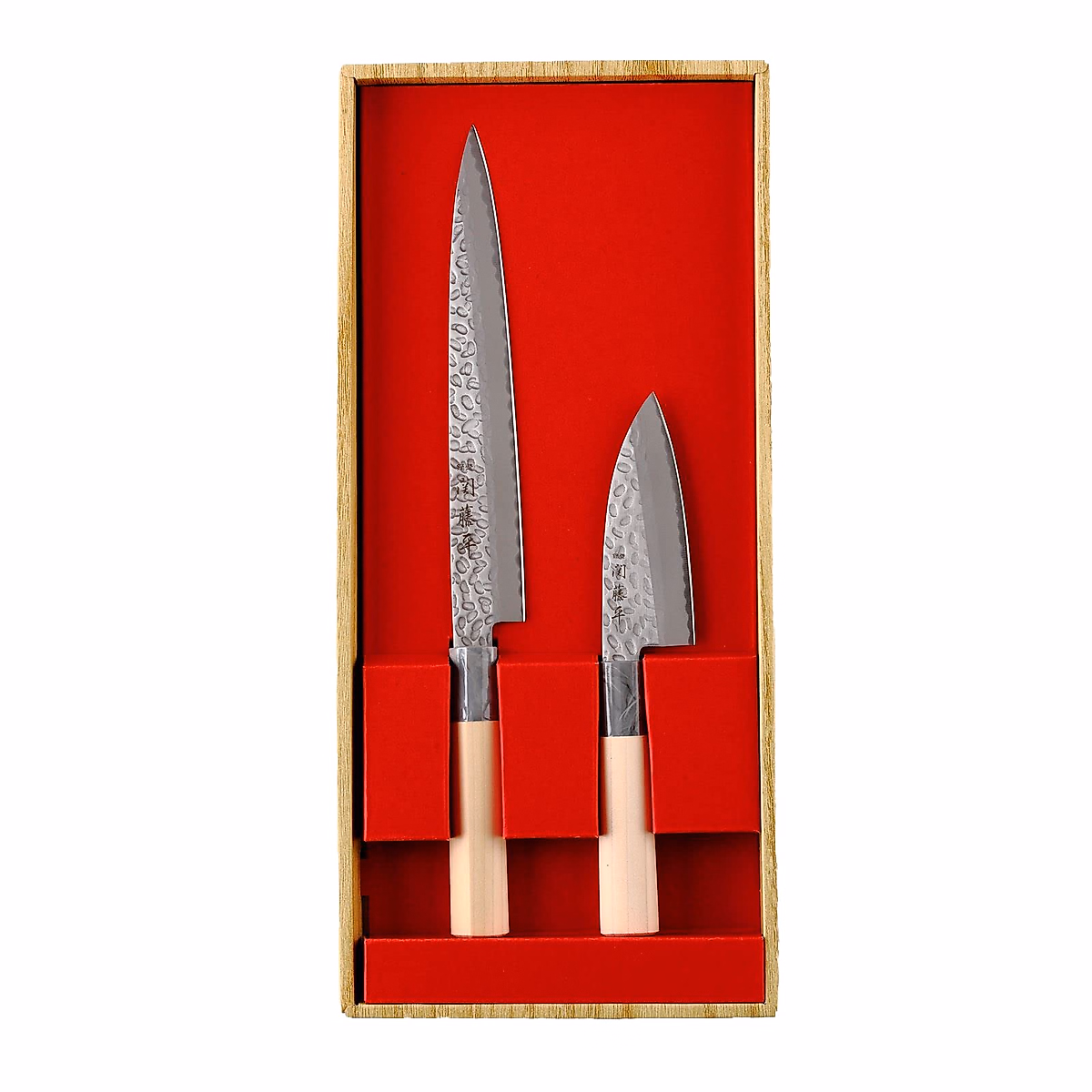 Seki Japan Professional Chef Knife Set, Japanese Stainless Steel Kitchen Knife Set 2 PCS, Sushi Knife & Fillet Knife, Japanese Gifts, Kitchen Gifts