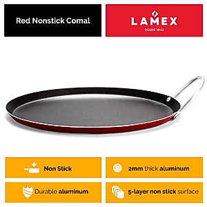Lamex - 11 inch round Comal with non-sick coating