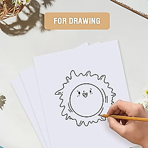 Falling in Art 50 Pack Acid-Free Mat Boards - 11x14 Uncut White Backing Boards, 4 - Ply Thickness Backer Boards for Photos, Pictures, Frames, Artworks and Prints