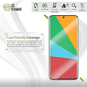 IQShield Screen Protector Compatible with Samsung Galaxy S20 (6.2 inch)(3-Pack)(Case Friendly) Anti-Bubble Clear Film