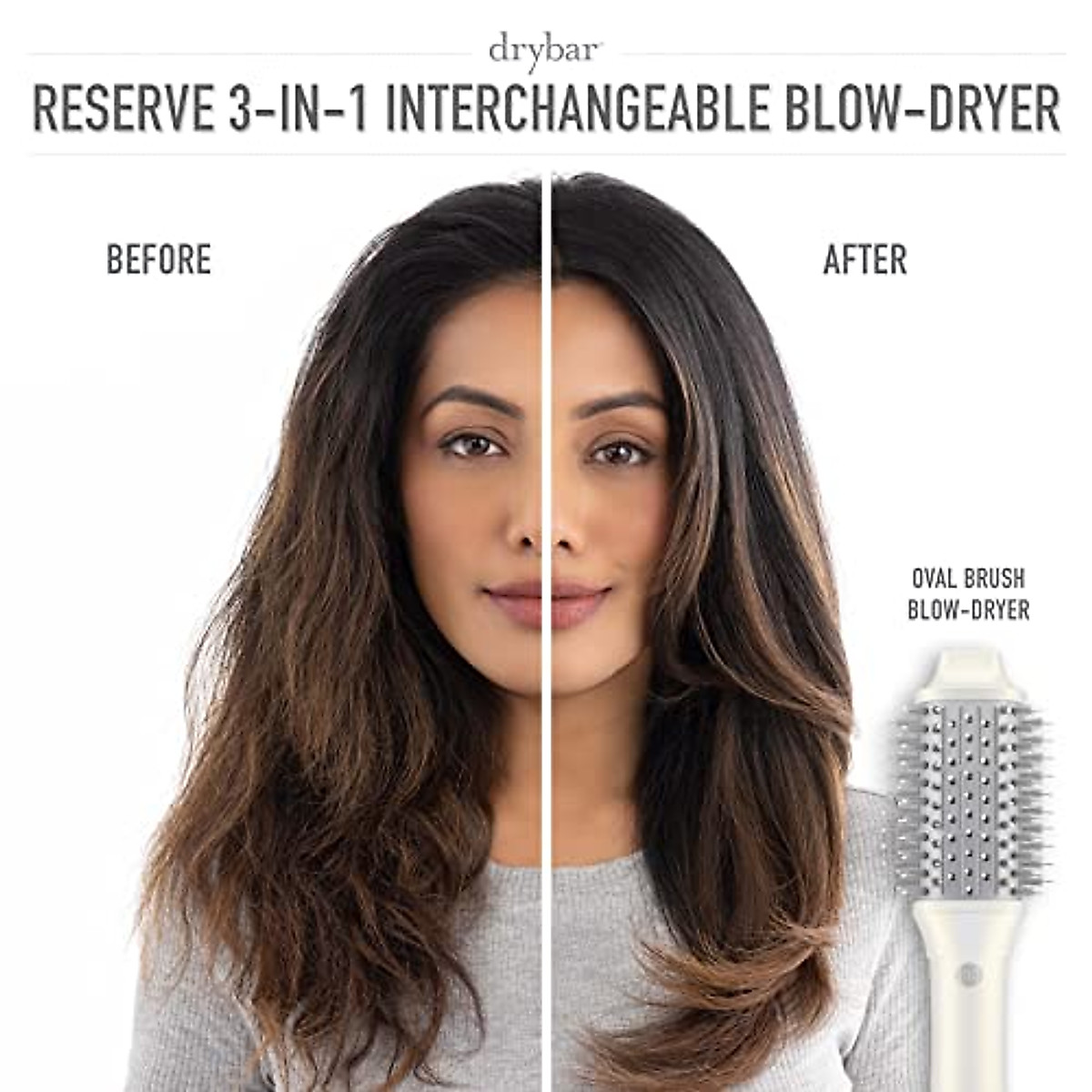 Drybar Reserve Interchangeable Blow Dryer | 3 Tools in 1, Endless Styles