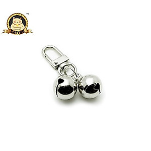 4 PCS Pet Small Bells for Collar, Pet Ornament, Bell Training Pendants Jewelry for Pet Cat Dog Necklace Collar