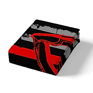 Feelyou American Flag Excavator Duvet Cover Cartoon Excavator Comforter Cover Red Construction Site Car Bedding Set for Kids US Flag Vehicle Truck Cars Bedspread Cover Twin Size Zipper (No Comforter)