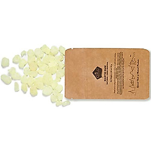 Cerez Pazari Natural Mastic Gum in Resealable Bag 0.88oz 25gr, Jaw Exerciser 100% Real Chios Mastiha Gum, Resin Of Mastiha Trees | Medium Tears Sugar Free Gum