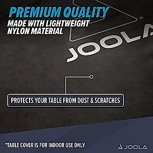 JOOLA Dual Function Indoor Table Cover , Black