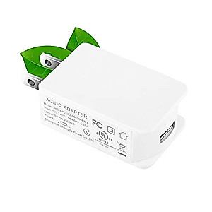 Gowoops Power Adapter 5V 2A + Micro USB Cable ON Off Switch White, Universal Travel Charger Power Supply USB Plug Cell Phone Block Cube Compatible with iPhone, iPad, Google Nexus, Samsung and More