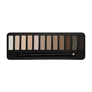 W7 Mighty Mattes Eyeshadow - 12 Matte Nude Colours – Flawless & Natural Long-Lasting Makeup Palette
