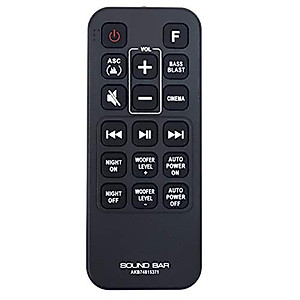 AKB74815371 Replace Remote Control fit for LG Sound Bar Speaker System SJ3 SJ4 SPJ4B-W SK4D SL3D SPH4B-W Soundbar SPJ4BW SPH4BW