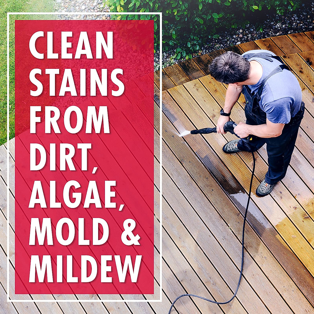 30 SECONDS Outdoor Mold & Mildew Stain Remover Spray | Ready To Use | 32 fl. oz. | 2 Pack