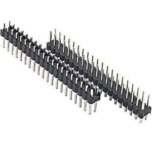 20pcs Break-Away 0.1" 2x20-pin Strip Dual Male Headers for Raspberry Pi Zero GPIO (Long 11mm / 0.43")