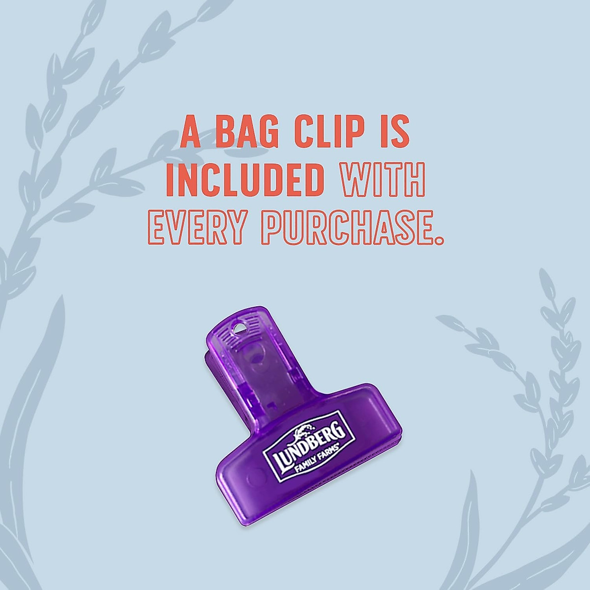 Lundberg Jasmine Rice, Long Grain White Rice - Non-Sticky, FluffyAromatic Rice, Sustainably Grown in California, Pantry Staples, Chip Clip Included, 32 Oz