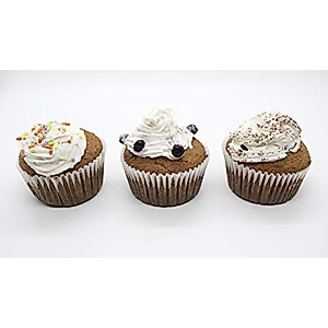 Chef Craft Parchment Paper Liners Wrappers for Cupcakes, Muffins Aluminum free Paper Baking Cups for Any Party or Occasion Standard size 2 inches diameter base, 1.5 inches height Pack of 50