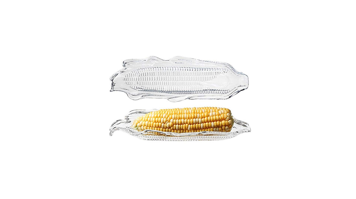 4 Pack Plastic Corn Trays for Corn on the Cob - Durable & Decorative