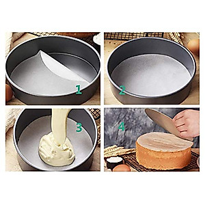 Parchment Paper Baking Circles 8 Inch Diameter, Baking Paper Liners for Baking Cakes, Cooking, Dutch Oven, Air Fryer, Cheesecakes, Tortilla Press (8inch-100Pcs)