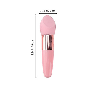 MAGICLULU 6Pcs Powder Puff Mushroom Makeup Sponge with Handle Foundation Blending Beauty Sponge Dry & Wet Use for Powder Cream or Liquid