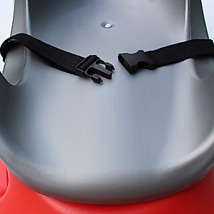 Flexible Flyer Portable Snow Stroller Baby Sled. Toddler Boggan Infant Sleigh, red, 33 x 14 x 17 inches