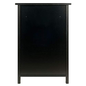 Winsome Delta File Cabinet Black Home Office