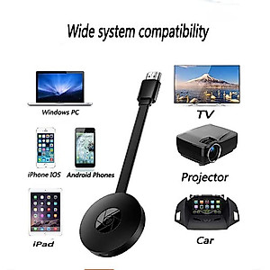 4K Wireless HDMI Display Dongle Adapter, Video Mirroring Dongle from Laptop, PC, Smartphone to TV/Projector /Monitor, WiFi Display Dongle Cast to TV