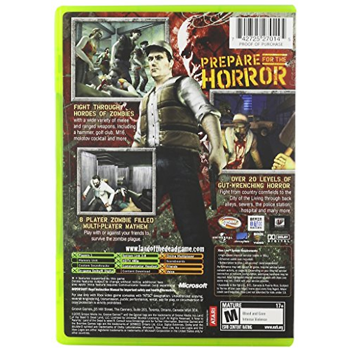 Land of the Dead - Xbox