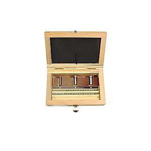 Rebrisbol Keyway Broach Sets 6Pcs HSS Metric Industrial Tools for Lathe, Keyway Size A - 2mm, A - 3mm and Collared Bushings 6A, 8A, 10A