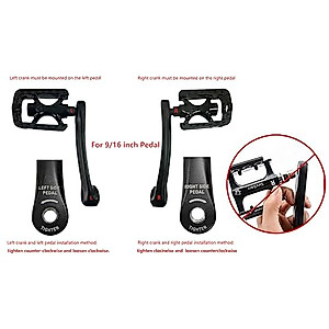PROWHEEL Ebike Crank Arm Available in Square Hole,140MM/152MM/160MM/165MM/170MM/175MM Black Bike Crank Arm for Electric Bike,Mid Mounted Motor,Torque(1 Pair)
