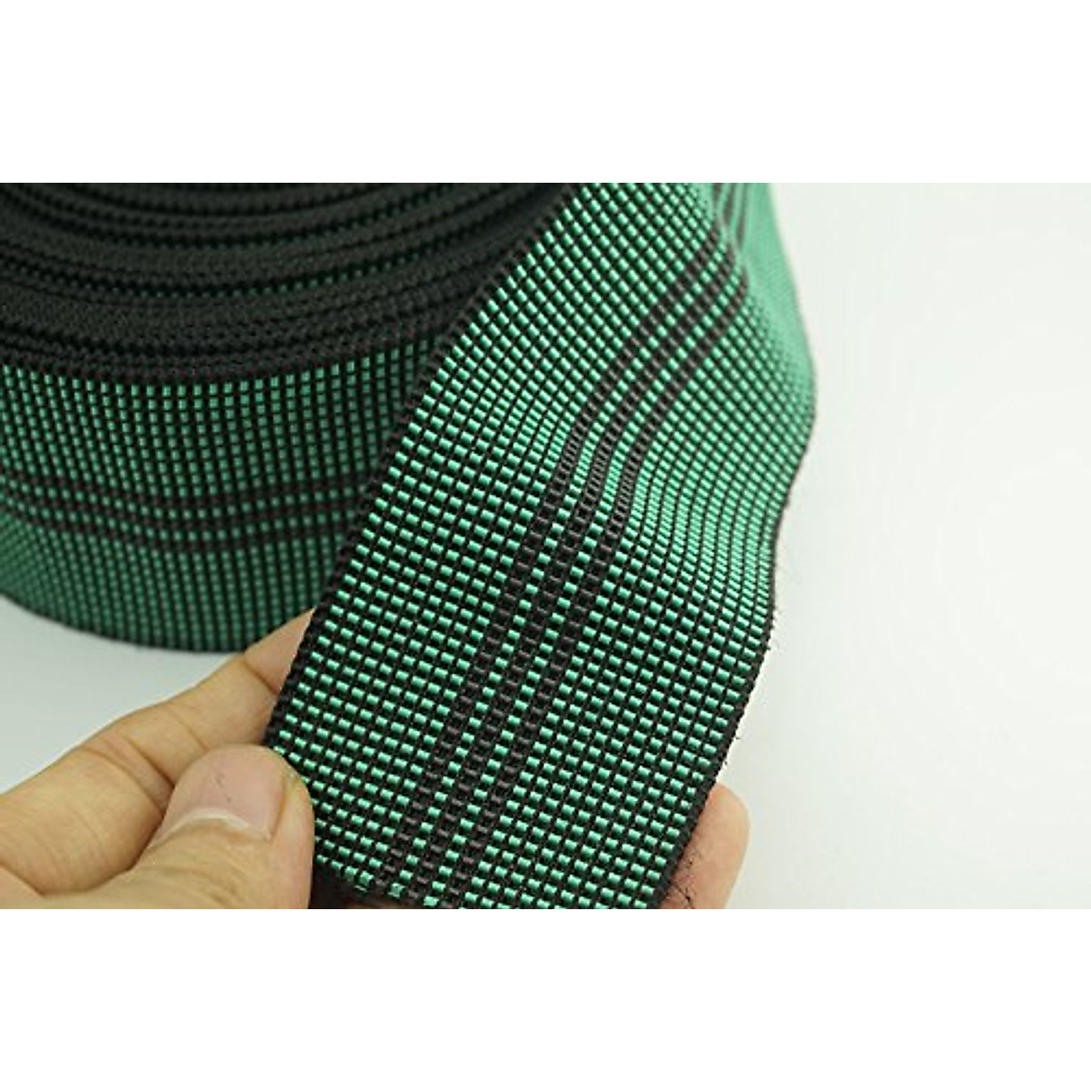 5 Yards (15 Ft) Roll - Two-Inch Latex Elasbelt Webbing for Chair Repair - Upholstery Webbing for Hammock Hanging Net Rope Chair Modification, Stretchy Spring Alternative, Sofa, Couch, Chair Repair