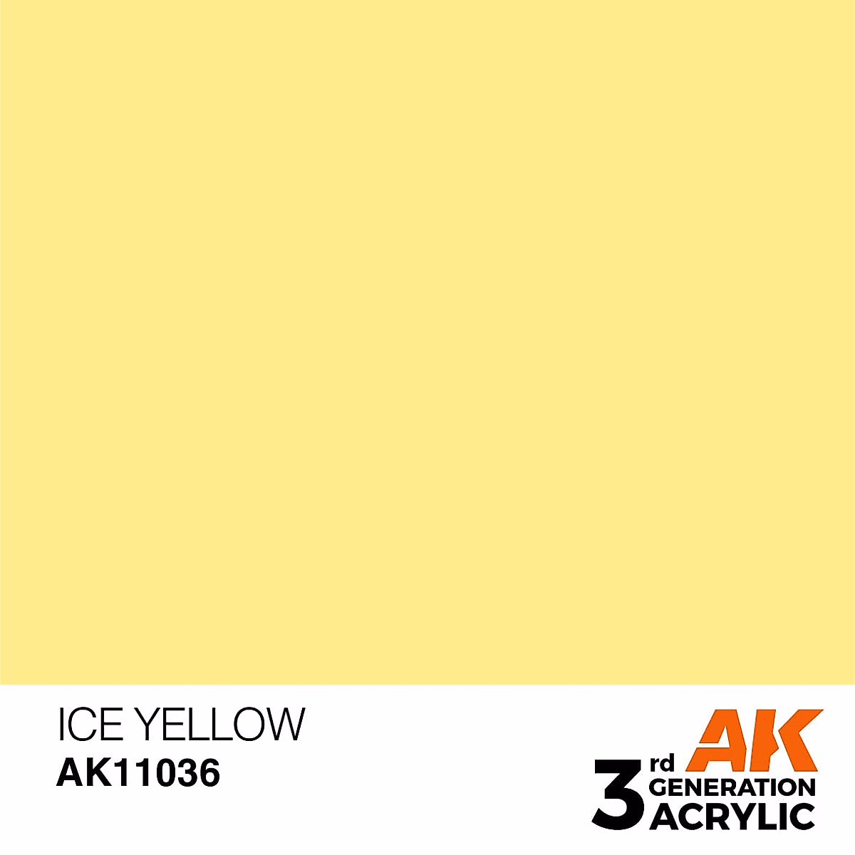 AK Interactive 3rd Gen Acrylic Ice Yellow 17ml