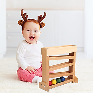 MEYOR Montessori The Tracker The Visual Tracker Tracker Ball Maze Baby Wooden Toys for 3+ Years Old