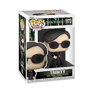 Funko POP Movies: The Matrix Resurrections - Trinity, Multicolor, 4 inches, (59254)