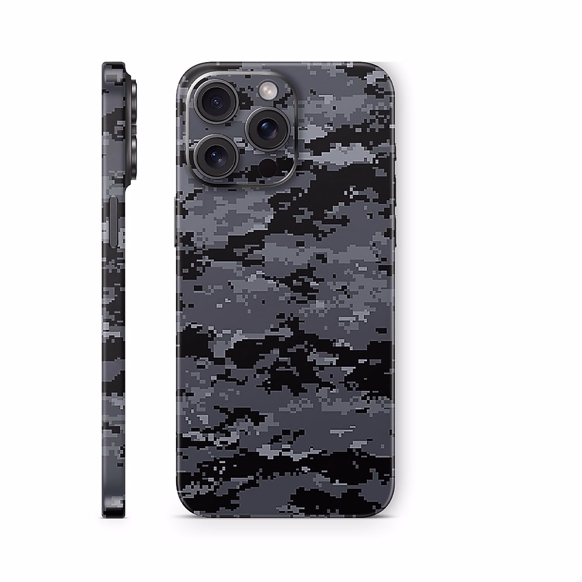 MightySkins Skin Compatible with Apple iPhone 15 Pro Max Full Wrap - Digital Camo | Protective, Durable, and Unique Vinyl Decal wrap Cover | Easy to Apply & Change Styles | Made in The USA