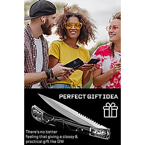 Pocket Knife for Men - Folding Knife - EDC Fold Knives - Sharp Blade Knifes - Best Pocket Knife for Urban Work Hobby Unboxing - Stocking Stuffers for Men - Gift for Men and Women 806
