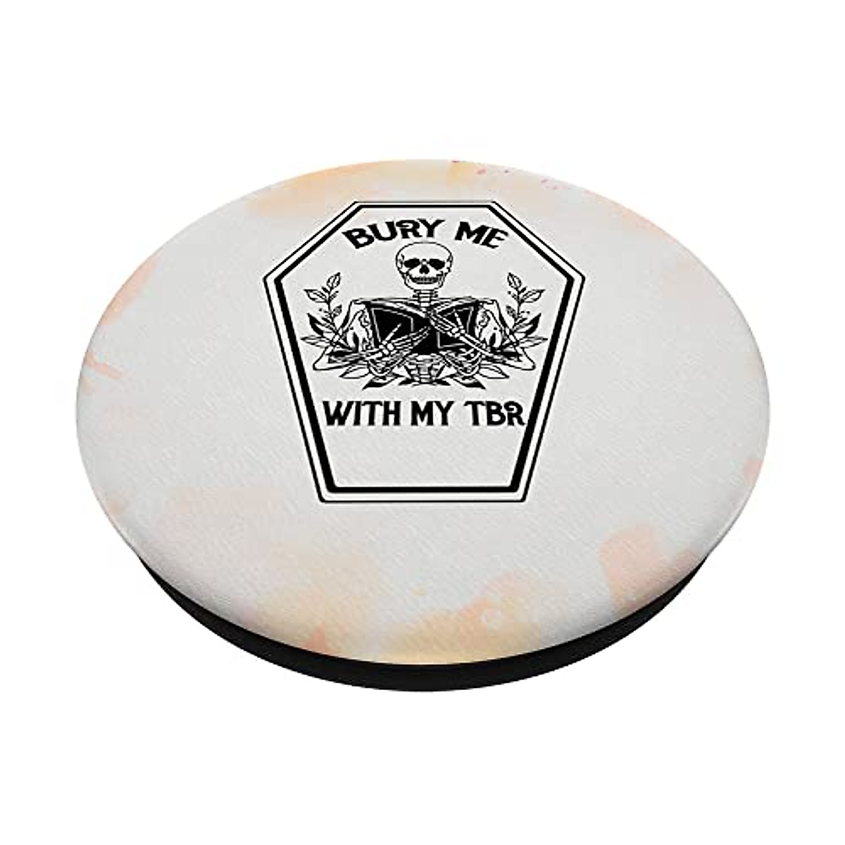 Dark Romance Smut Reader Bury Me With My TBR Book Lover PopSockets Swappable PopGrip