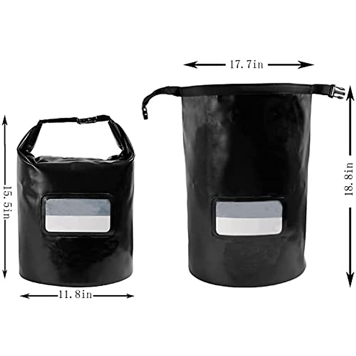 TOUSBACC 20 LBs Fuel Pellet Storage Bag, Wood Pellet Storage pocket，Waterproof storage container for Charcoal, Grill, Campping, Outdoor