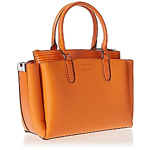Calvin Klein Rita 2 in 1 Organizaional Satchel, Flame Orange