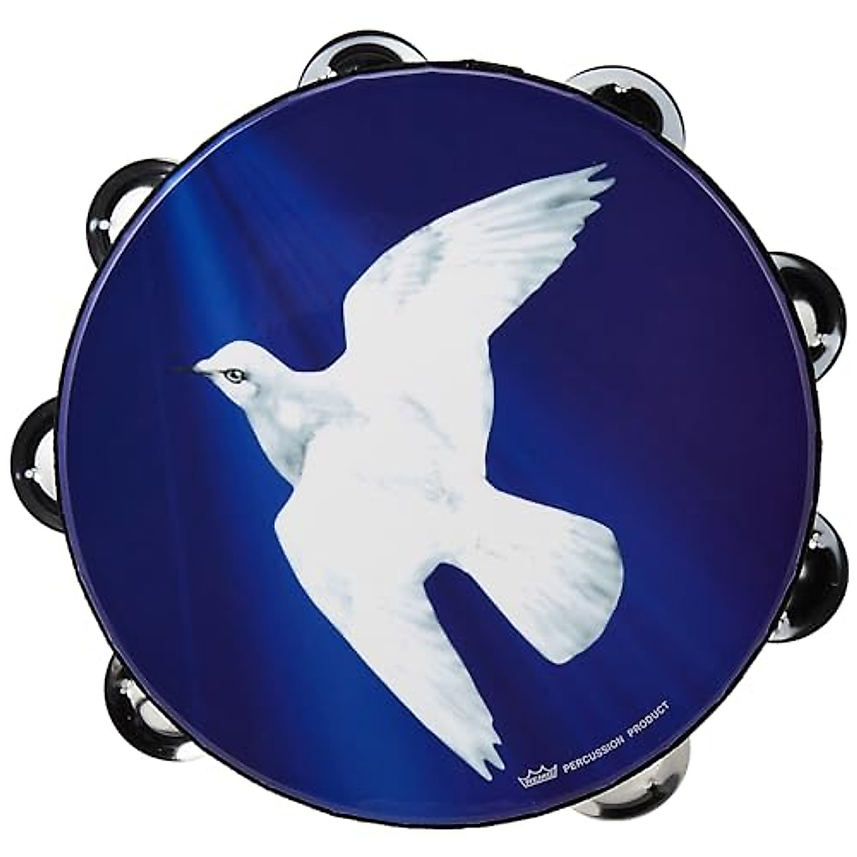 Remo TA-9108-18 Praise Tambourine - Religious Dove, 8"