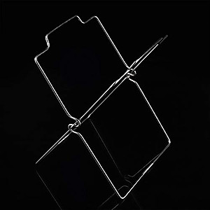 Nicoone Foldable Trash Bag Holder Trash Bin Stand, Folding Mini Plastic Bag Trash Bin Holder Garbage Bags Storage Rack, Space Saving Kitchen Organizer