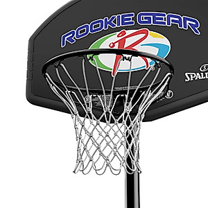 Spalding 32" Rookie Gear Eco-Composite™ Telescoping Portable Basketball Hoop